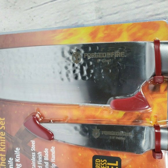 Forged In Fire | Kitchen | Forged In Fire Hammered Stainless Steel 2 Pc ...